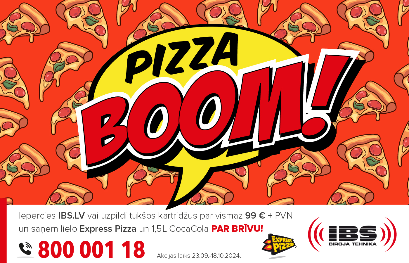Pizza Boom - IBS.LV - Biroja tehnika